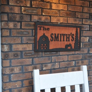 Personalized Farm Sign, Tractor Sign, Barn Sign, Gift for Farmer ...