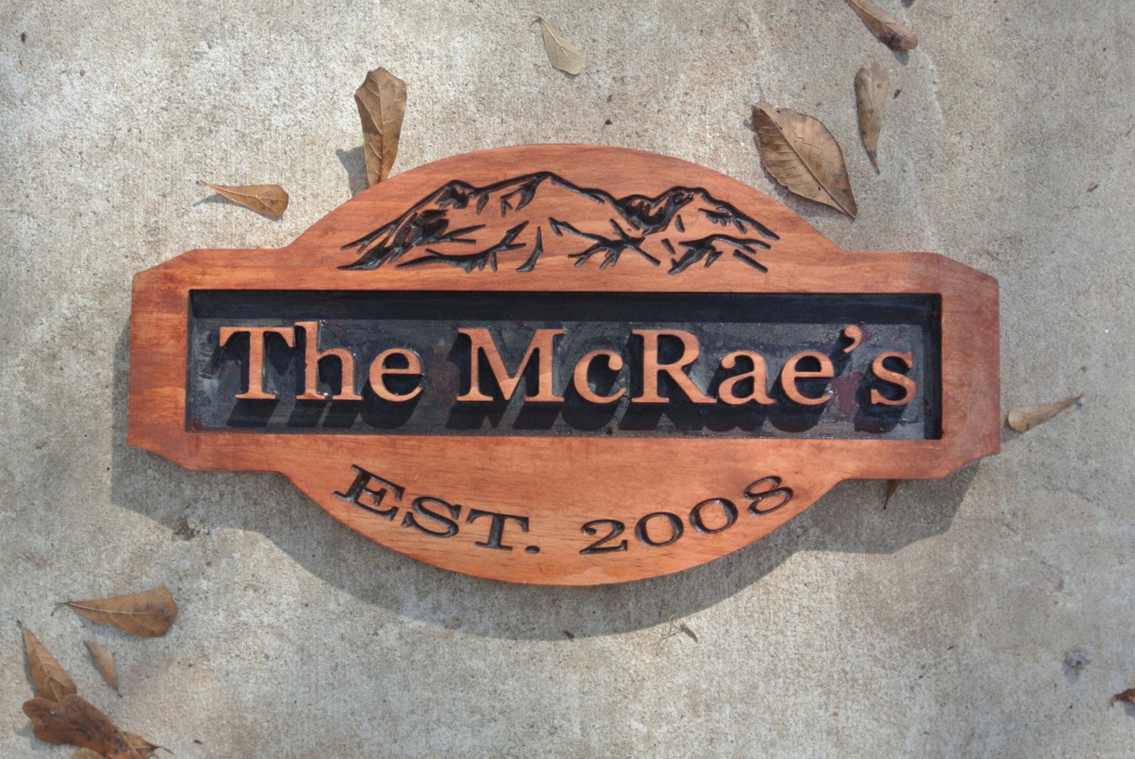 Custom Wooden House Signs Engraved Family Sign Custom - Etsy