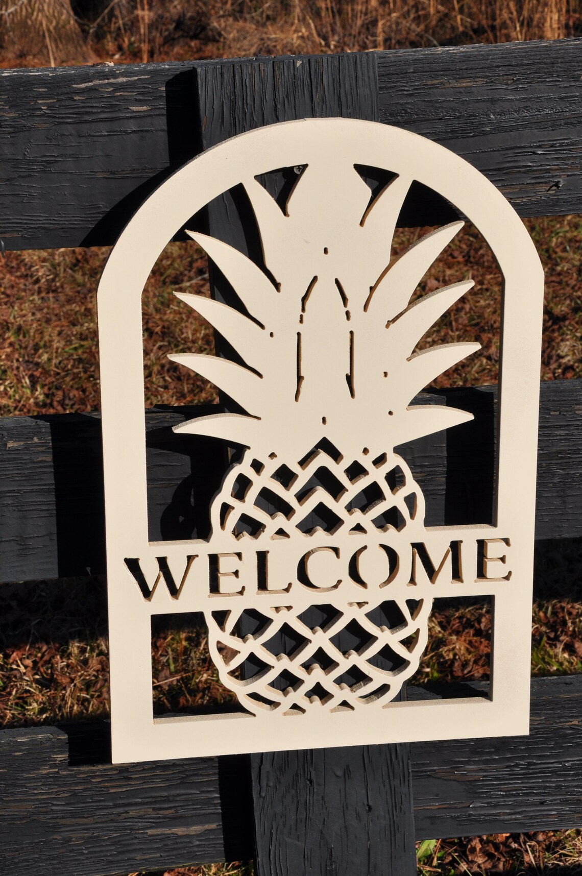 Pineapple Sign, Welcome Sign, Pineapple Welcome Sign, Beach Decor, Door ...