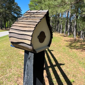 BIRDHOUSE, Funky Birdhouse, Crooked Birdhouse, Unique Birdhouse, Large ...
