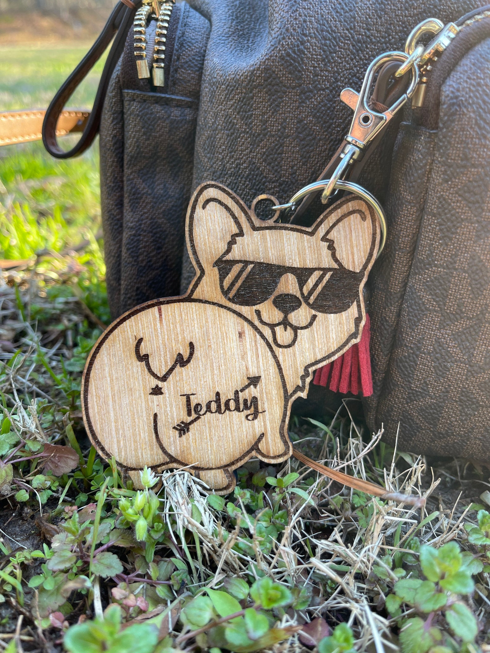 Corgi Keychain Personalized Corgi Gift Corgi Mom | Etsy