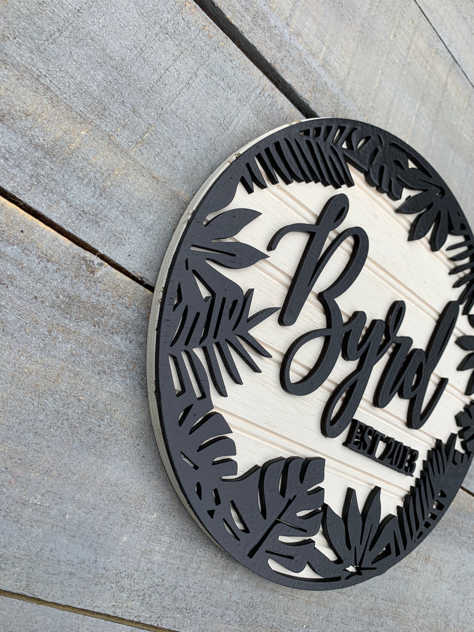 Tropical Name Sign Beach House Sign Personalized Sign | Etsy