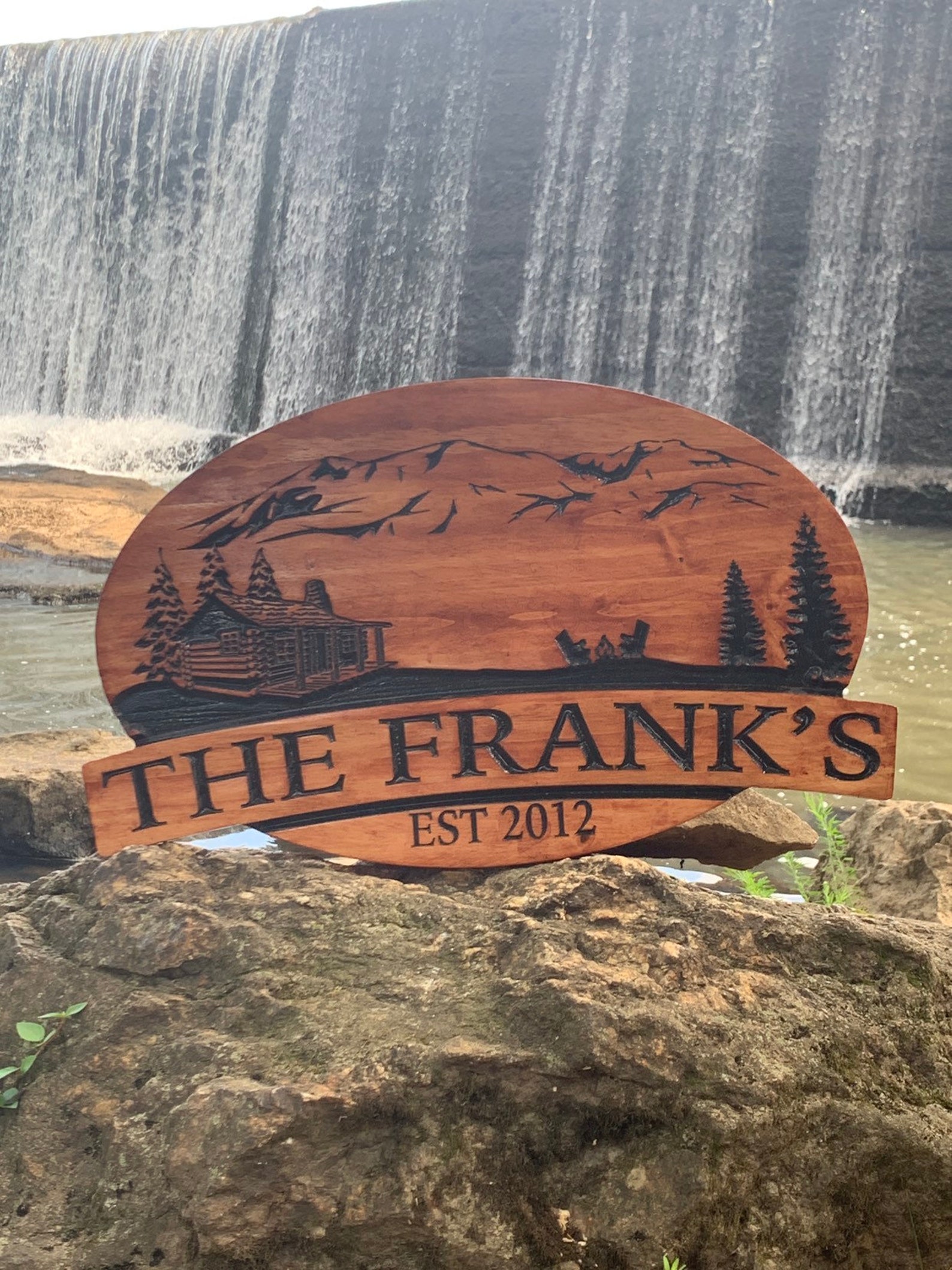 Engraved Cabin Sign/ Personalized Cabin Sign/ Cabin Sign/ Name - Etsy