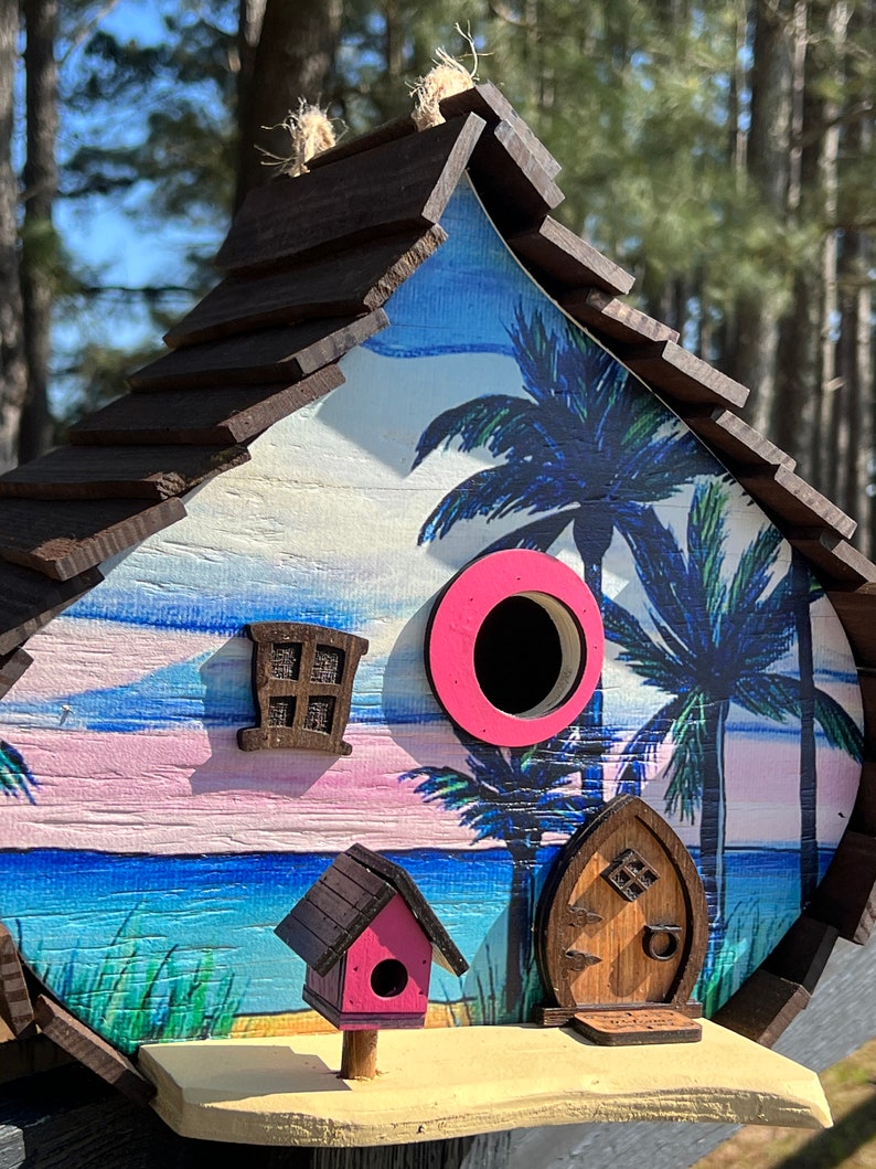 BIRDHOUSE Funky Birdhouse Crooked Birdhouse Unique - Etsy