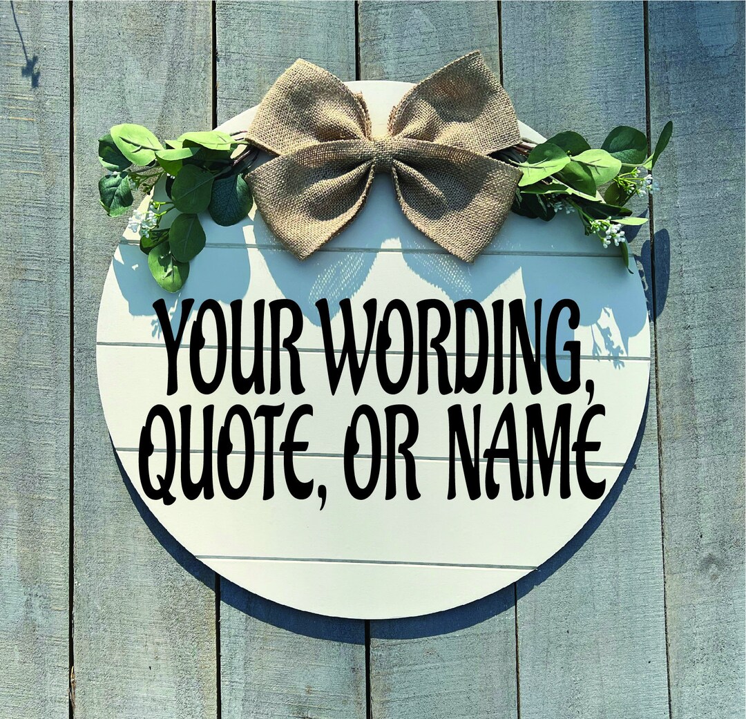 Personalized Sign, Custom Sign, Create Your Own Sign, Custom Design ...