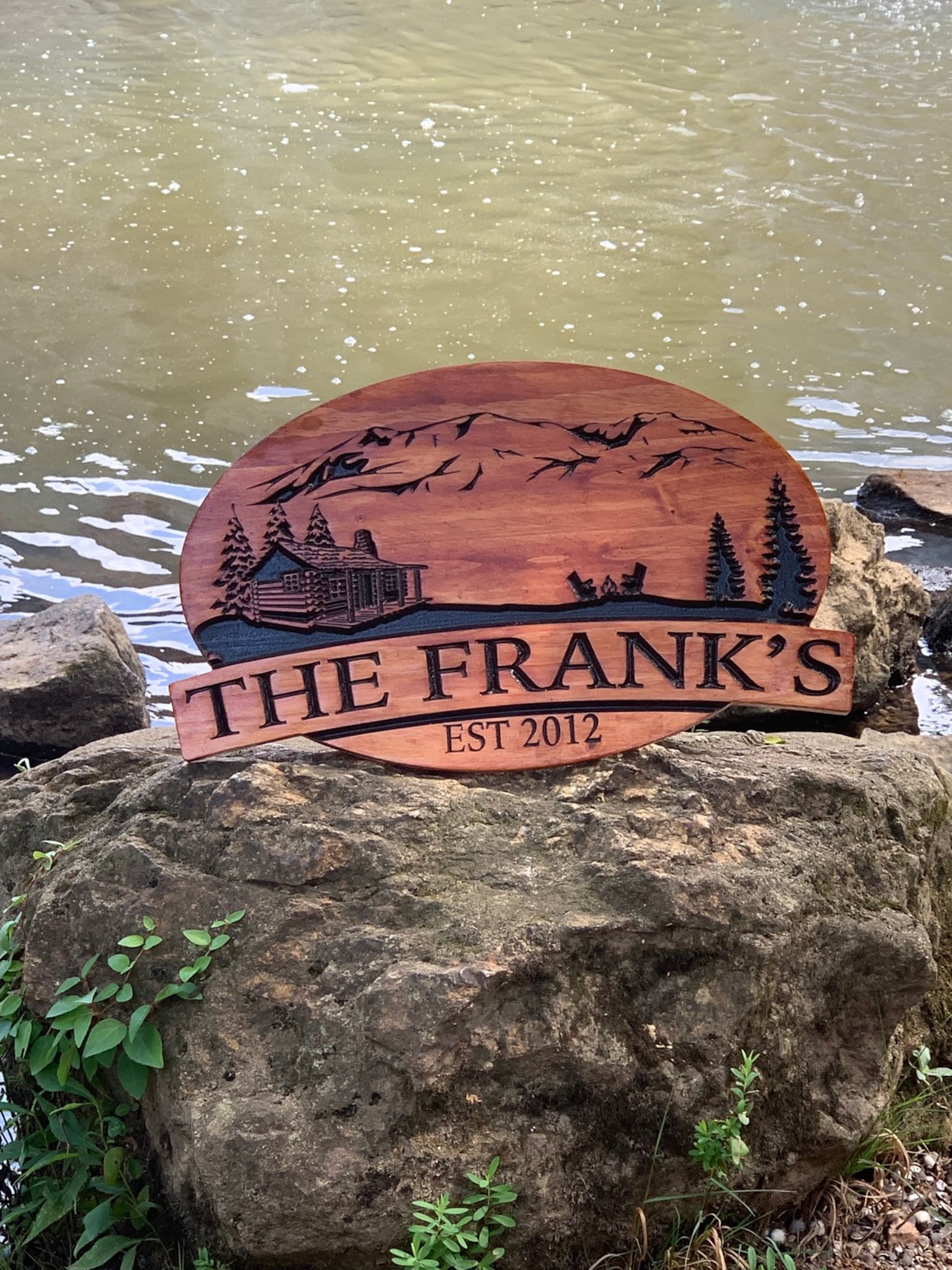 Engraved Cabin Sign/ Personalized Cabin Sign/ Cabin Sign/ Name - Etsy