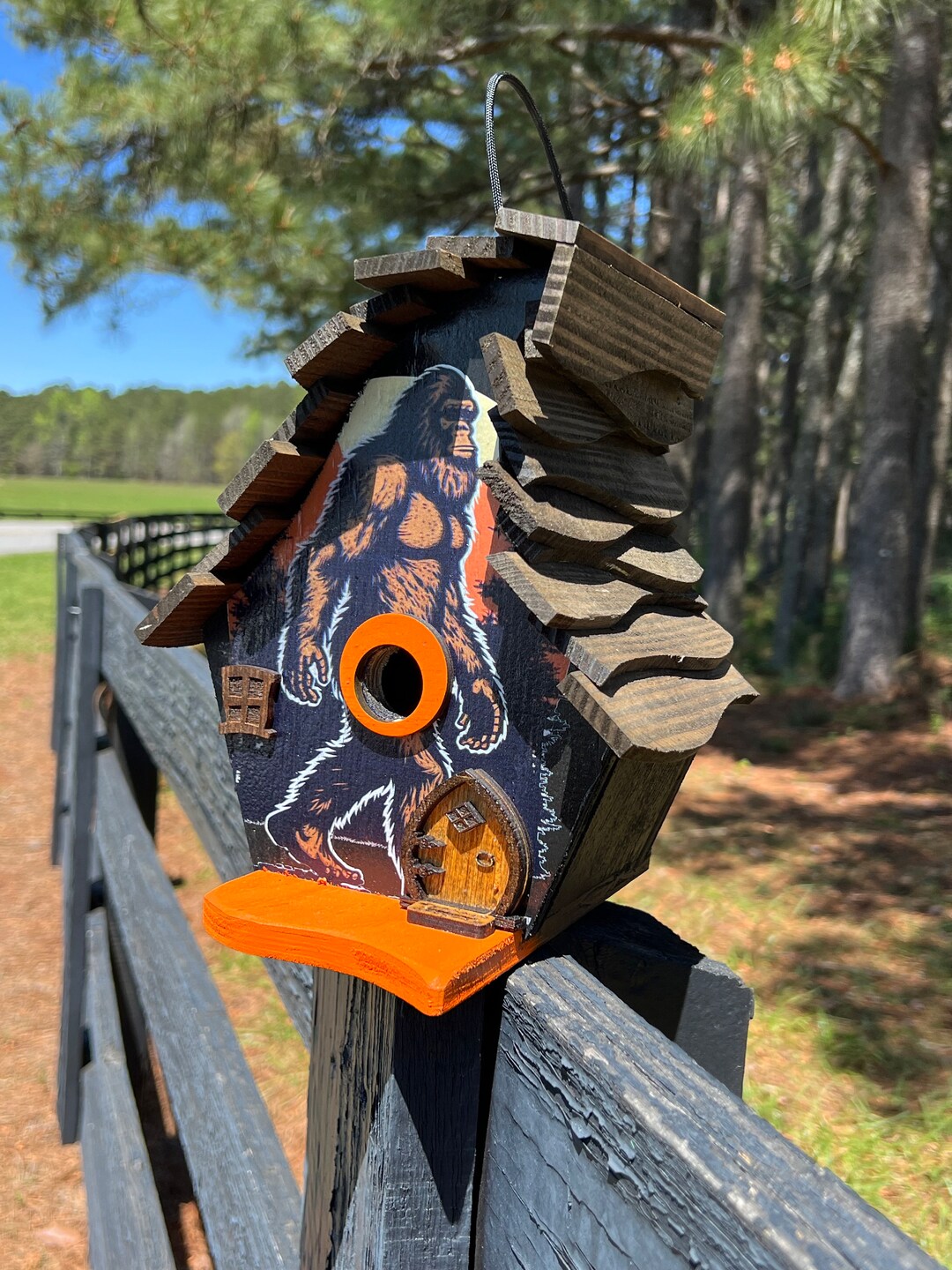 BIRDHOUSE, Funky Birdhouse, Bigfoot Birdhouse, Unique Birdhouse ...