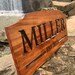 Engraved Personalized Sign/ Personalized Name Sign/ Last Name - Etsy