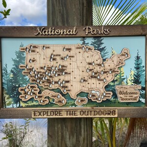 National Parks Map, National Parks Travel Map, Camping Map,parks Map ...