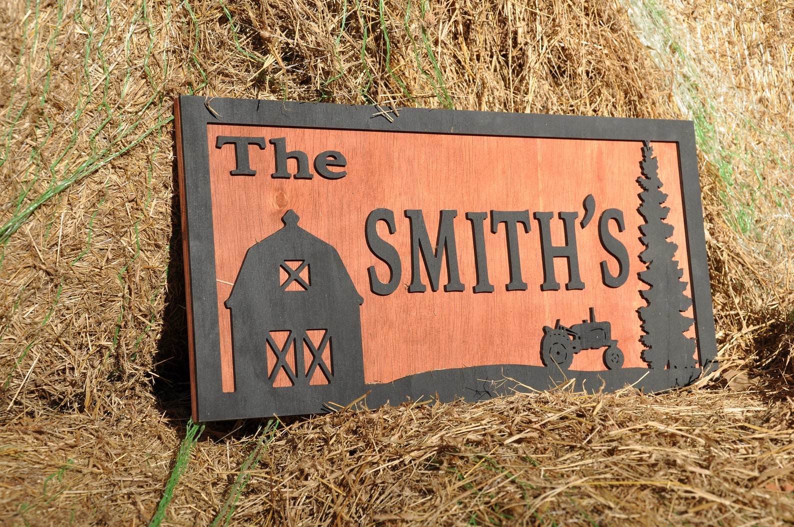 Personalized Farm Sign Tractor Sign Barn Sign Gift for - Etsy