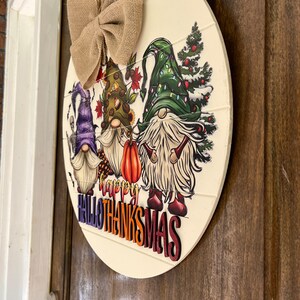 Happy Hallothanksmas Sign, Merry Christmas Happy Hallothanksmas Sign ...