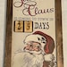 Christmas Countdown, Santa Countdown, Advent Calendar, Holiday ...