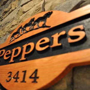 Custom Wooden House Signs - Engraved Family Sign - Custom Engraved ...