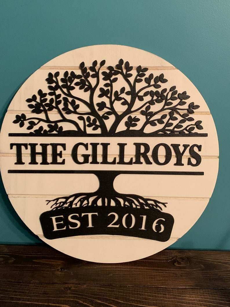 Personalized Tree of Life Family Tree Sign Personalized - Etsy