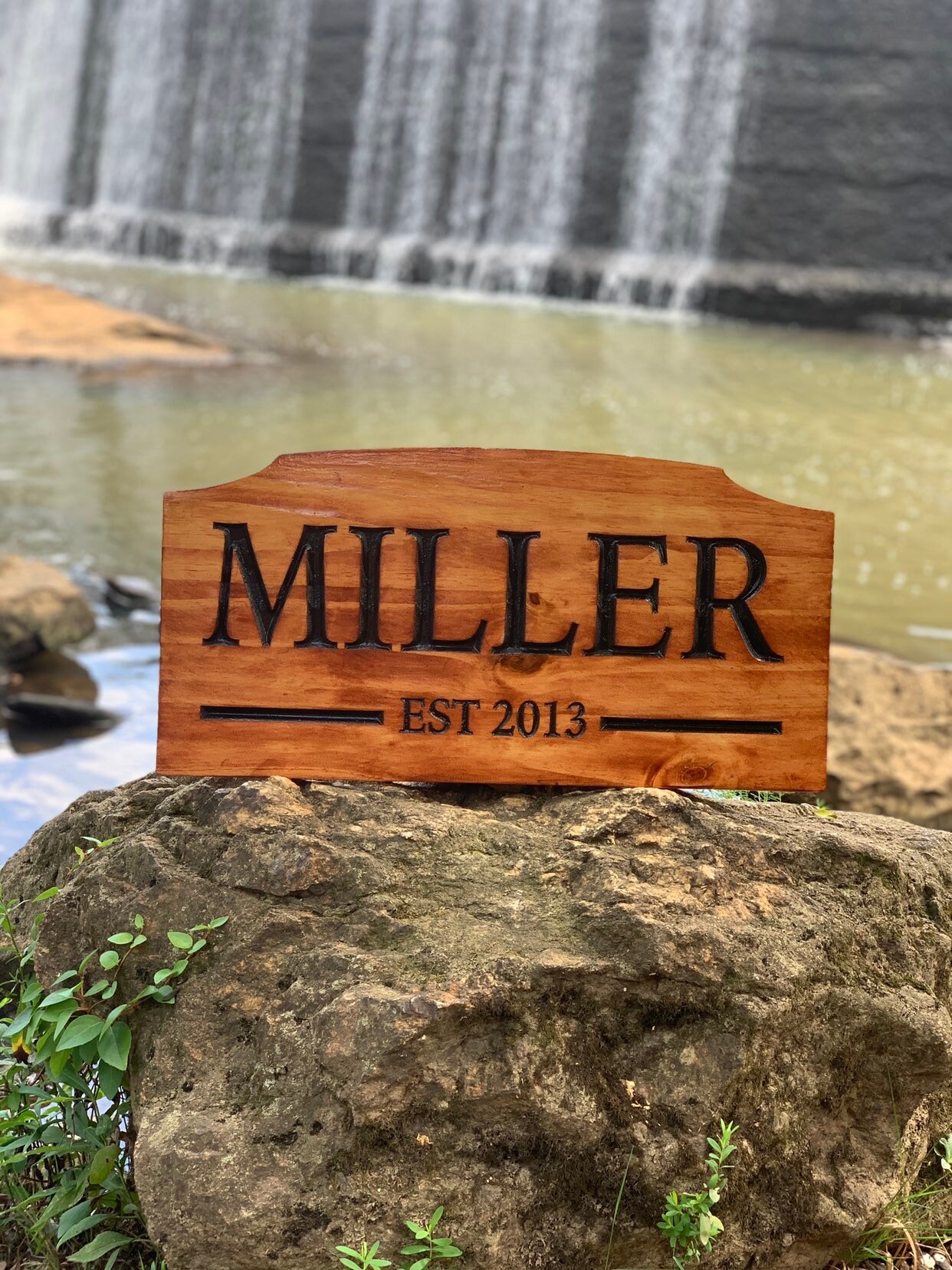 Engraved Personalized Sign/ Personalized Name Sign/ Last Name Sign ...