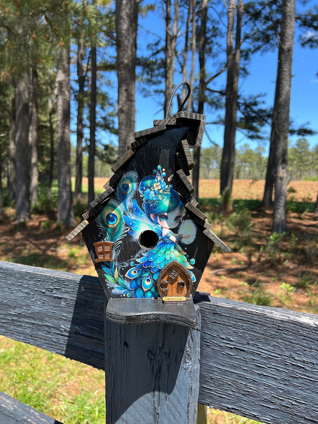 BIRDHOUSE, Fairy Birdhouse, Funky Birdhouse, Unique Birdhouse, Large ...