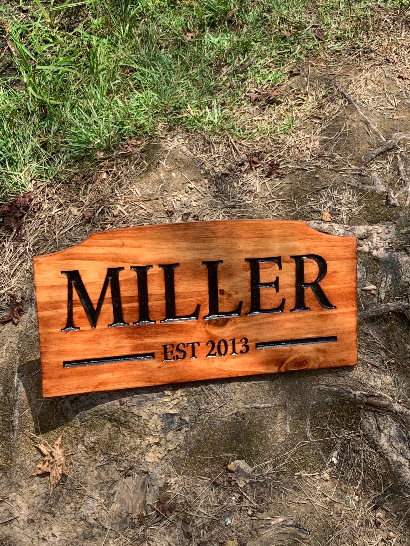 Engraved Personalized Sign/ Personalized Name Sign/ Last Name | Etsy