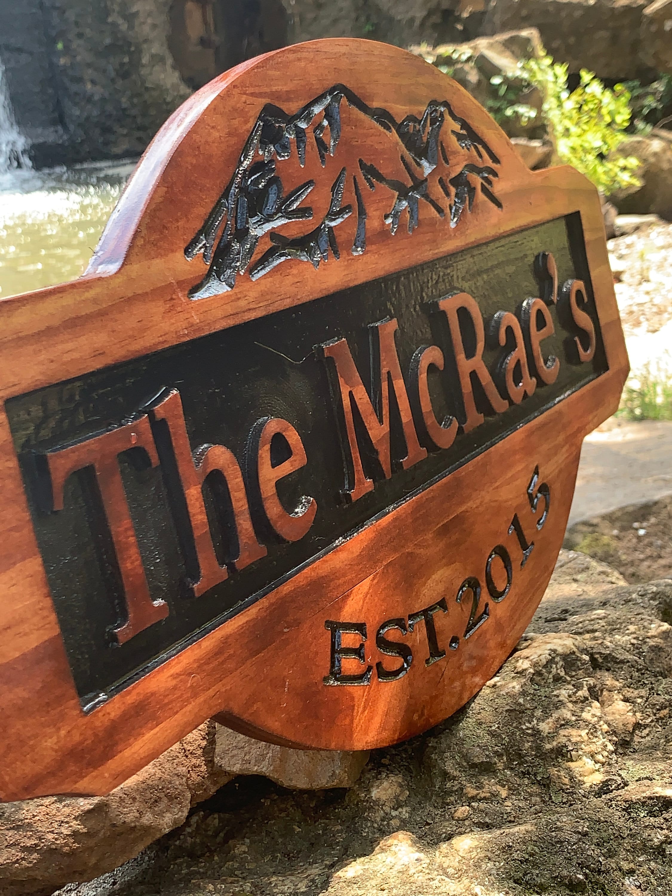 Engraved Family Sign Custom Engraved Signs Personalized | Etsy