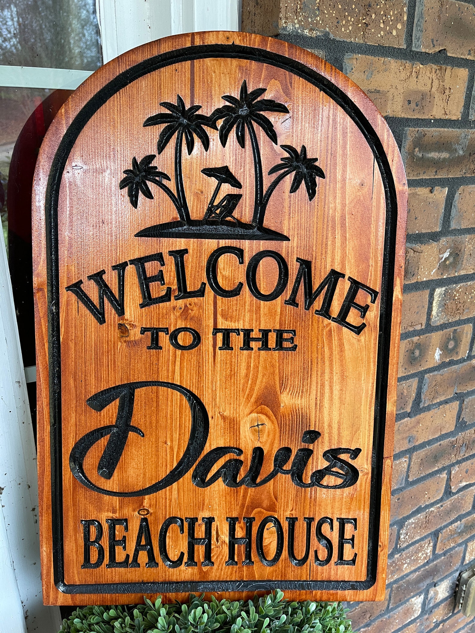 Beach House Sign, Beach House Decor, Beach Name Sign, Outdoor Beach ...