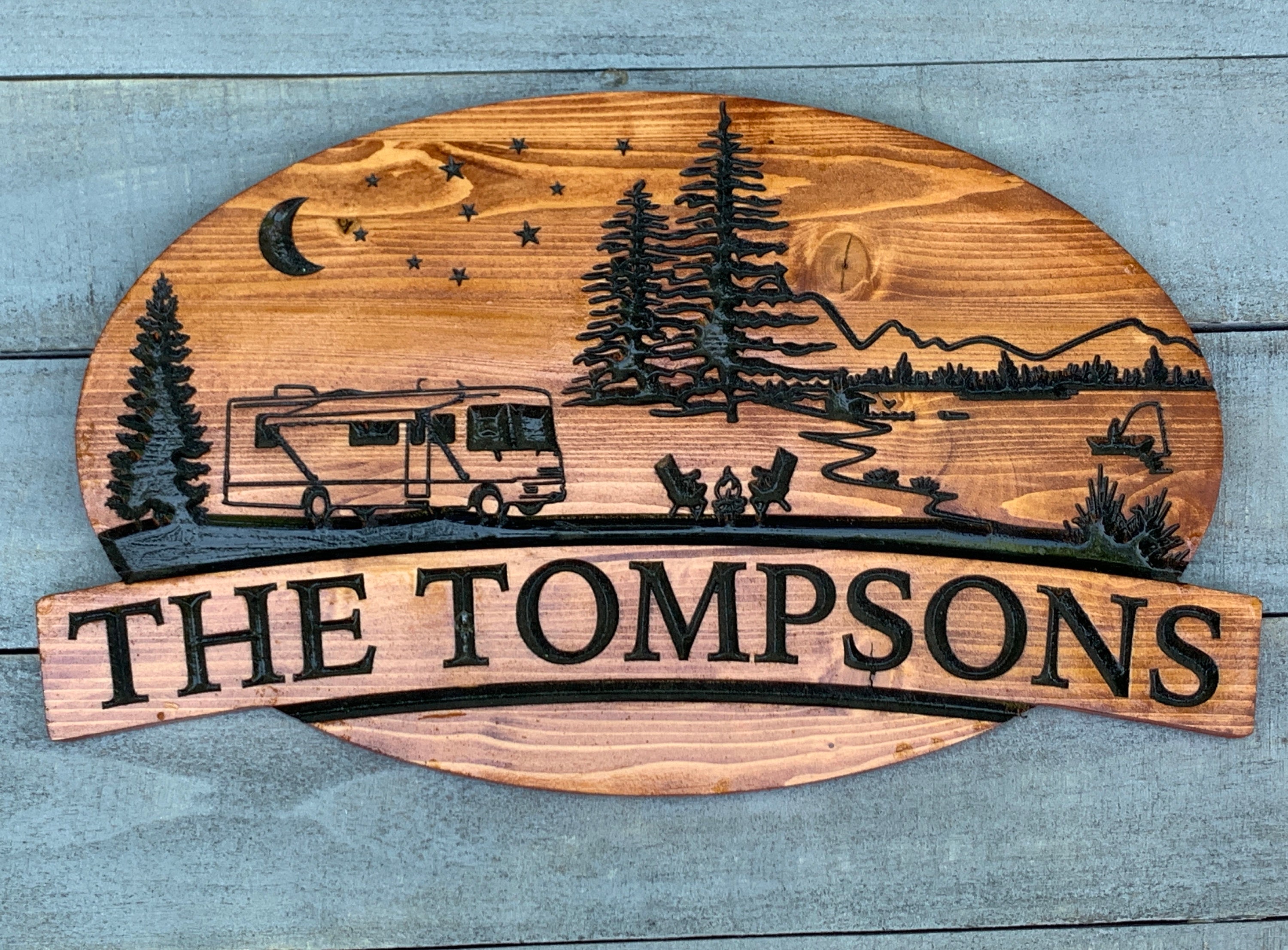 RV Sign Camper Sign Engraved Rv Sign Campsite Flag RV Flag - Etsy Canada