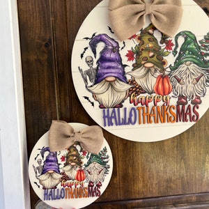 Happy Hallothanksmas Sign, Merry Christmas Happy Hallothanksmas Sign ...