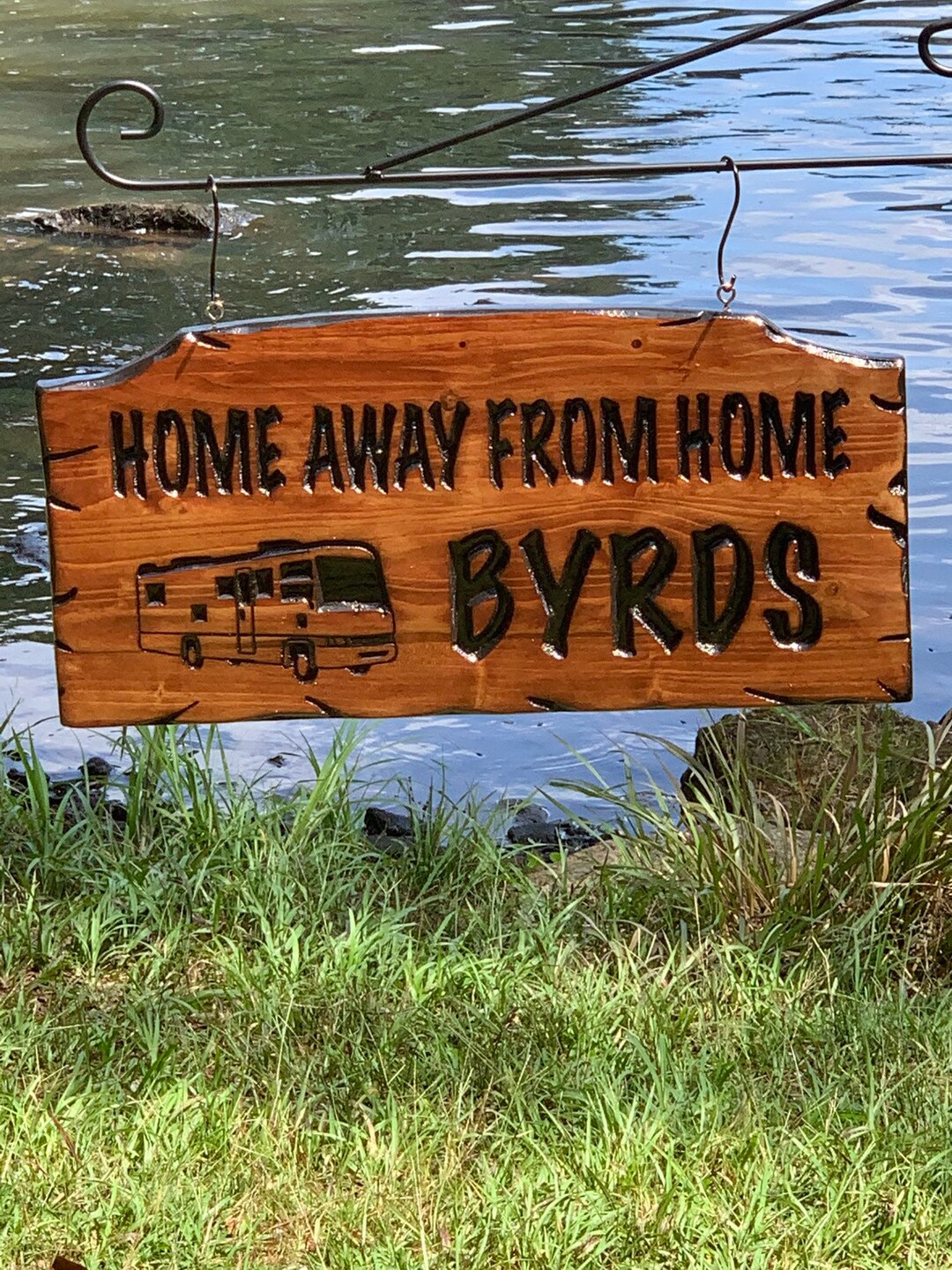 Engraved Camper Sign/ Personalized Camper Sign/ Camper Sign/ Campground ...