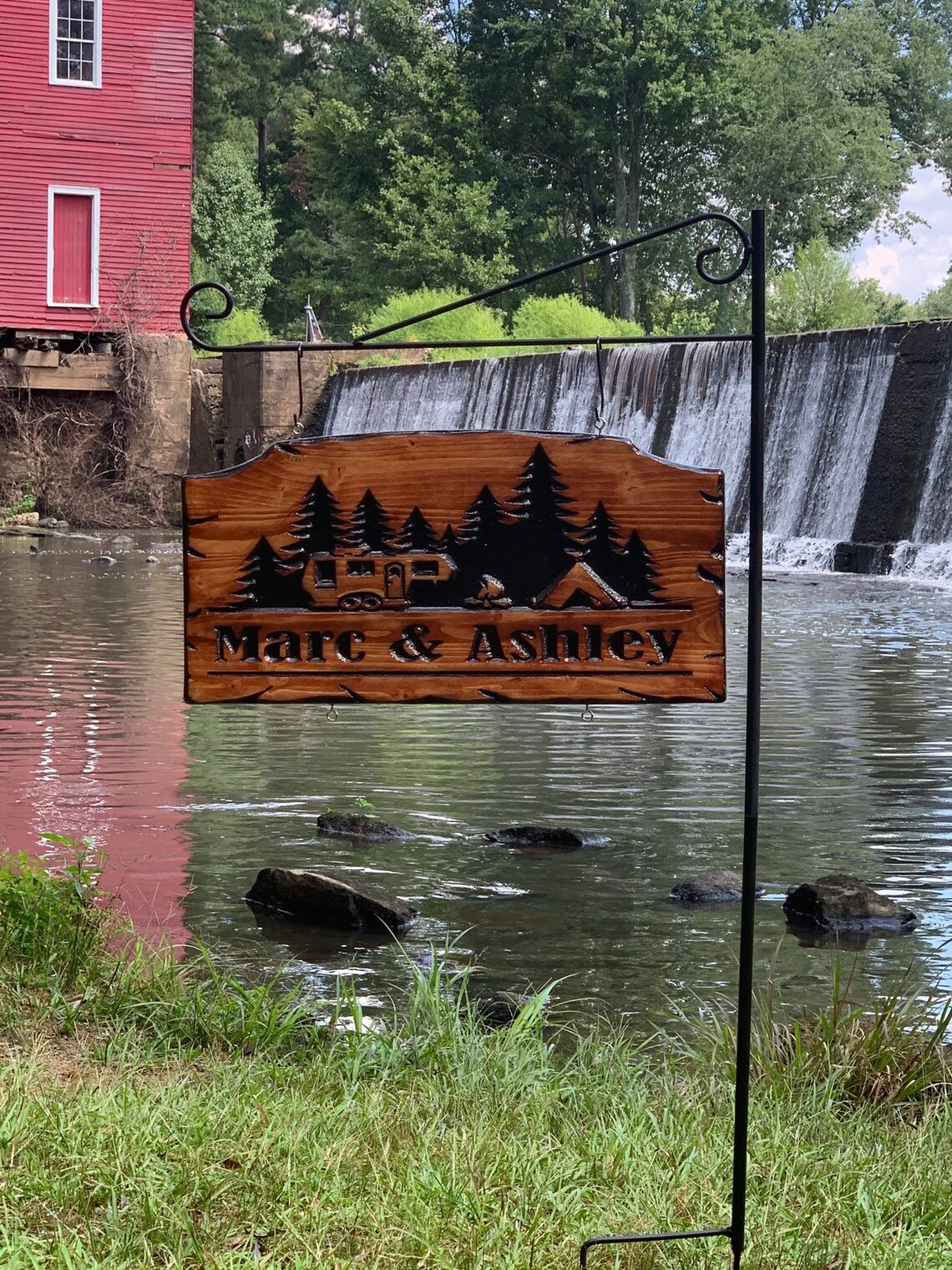 Engraved Camper Sign/ Personalized Camper Sign/ Camper Sign/ - Etsy