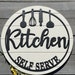Kitchen Sign, Self Serve Kitchen Sign, Funny Kitchen Sign, Kitchen ...