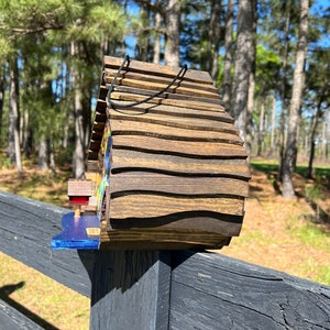 BIRDHOUSE, Funky Birdhouse, Crooked Birdhouse, Unique Birdhouse, Large ...