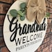 Grandkids Welcome Sign, Funny Grandparents Sign, Grandparents Door Sign ...