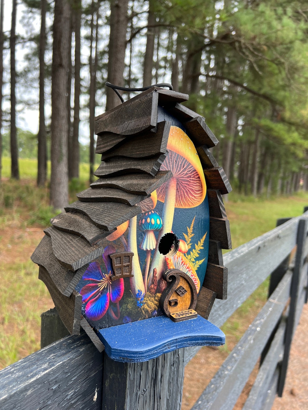 BIRDHOUSE, Valentines Gift, Valentines Gift Idea Funky Birdhouse ...