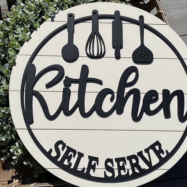 Self Serve Kitchen - Etsy