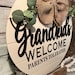 Grandkids Welcome Sign, Funny Grandparents Sign, Grandparents Door Sign ...