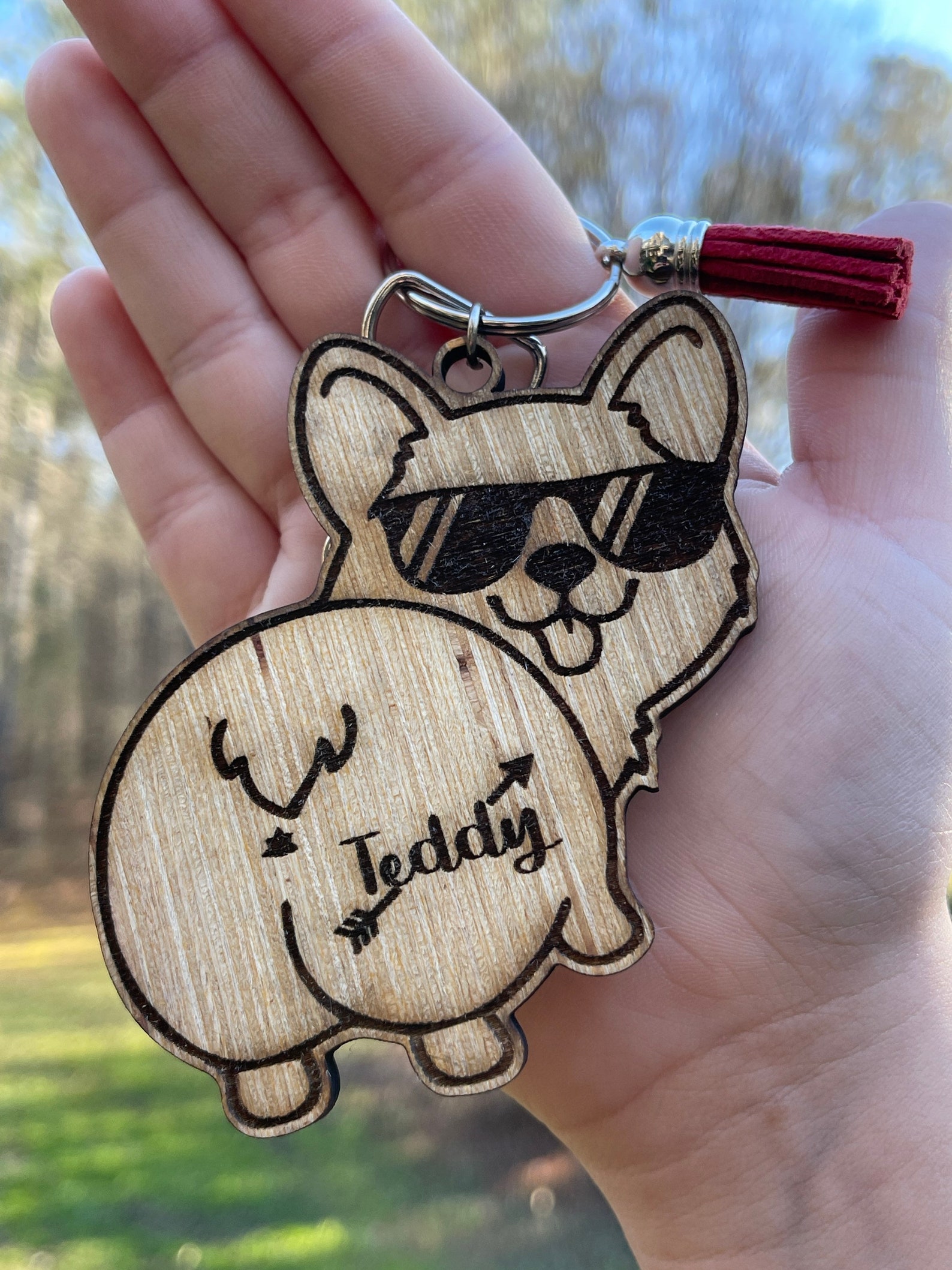 Corgi Keychain Personalized Corgi Gift Corgi Mom | Etsy