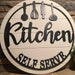 Kitchen Sign, Self Serve Kitchen Sign, Funny Kitchen Sign, Kitchen ...