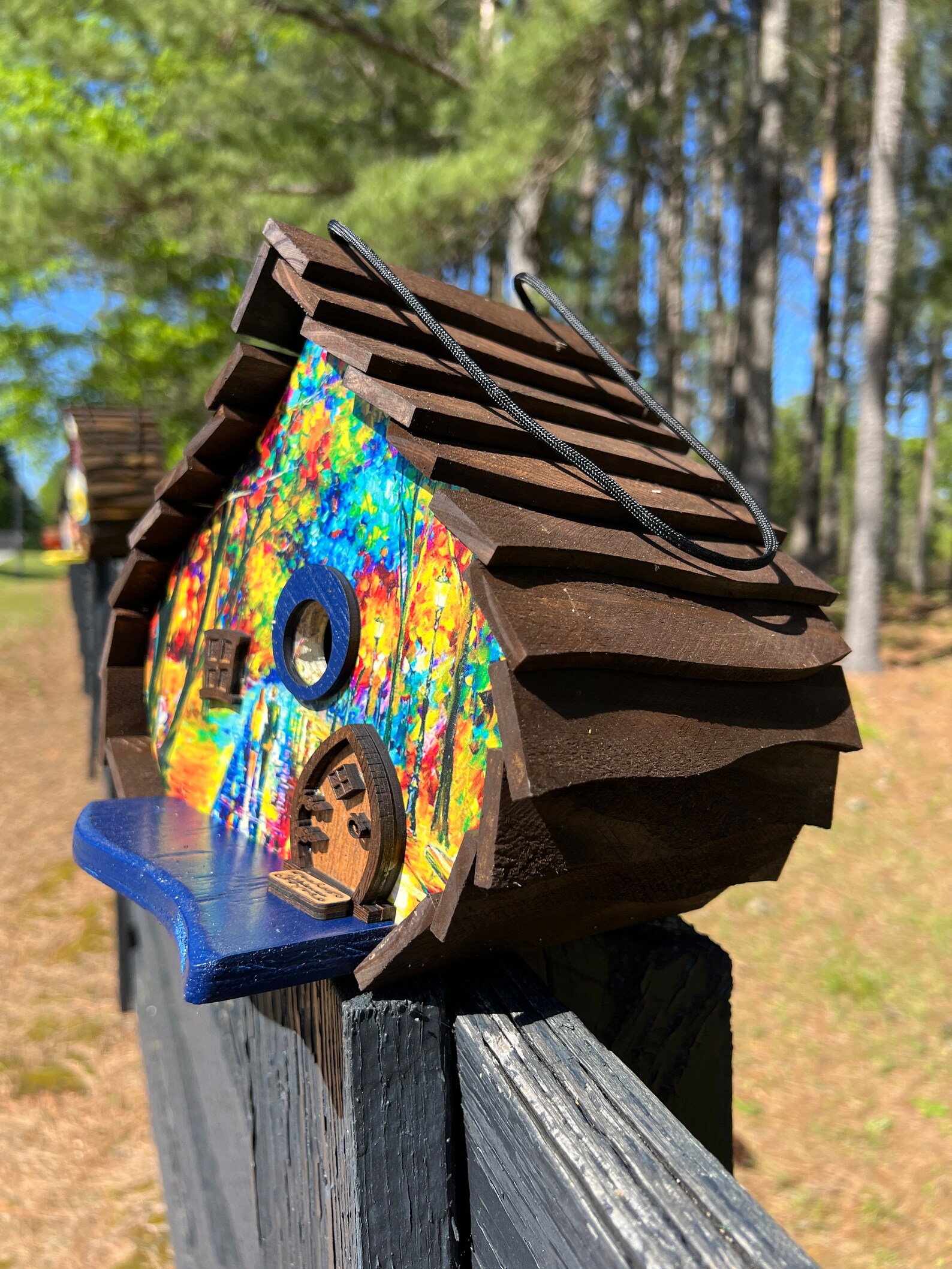 BIRDHOUSE, Funky Birdhouse, Crooked Birdhouse, Unique Birdhouse, Large ...