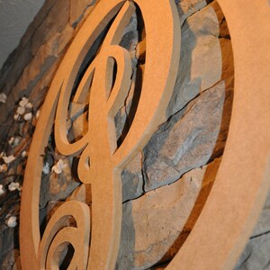 Letter for Front Door Door Wreath Monogram Letter Sign - Etsy