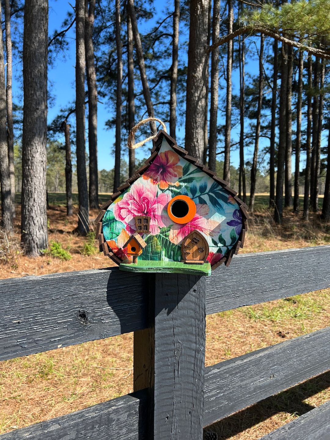 BIRDHOUSE, Funky Birdhouse, Crooked Birdhouse, Unique Birdhouse, Large ...