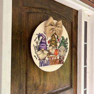 Happy Hallothanksmas Sign, Merry Christmas Happy Hallothanksmas Sign ...