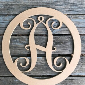 Letter for Front Door Door Wreath Monogram Letter Sign - Etsy
