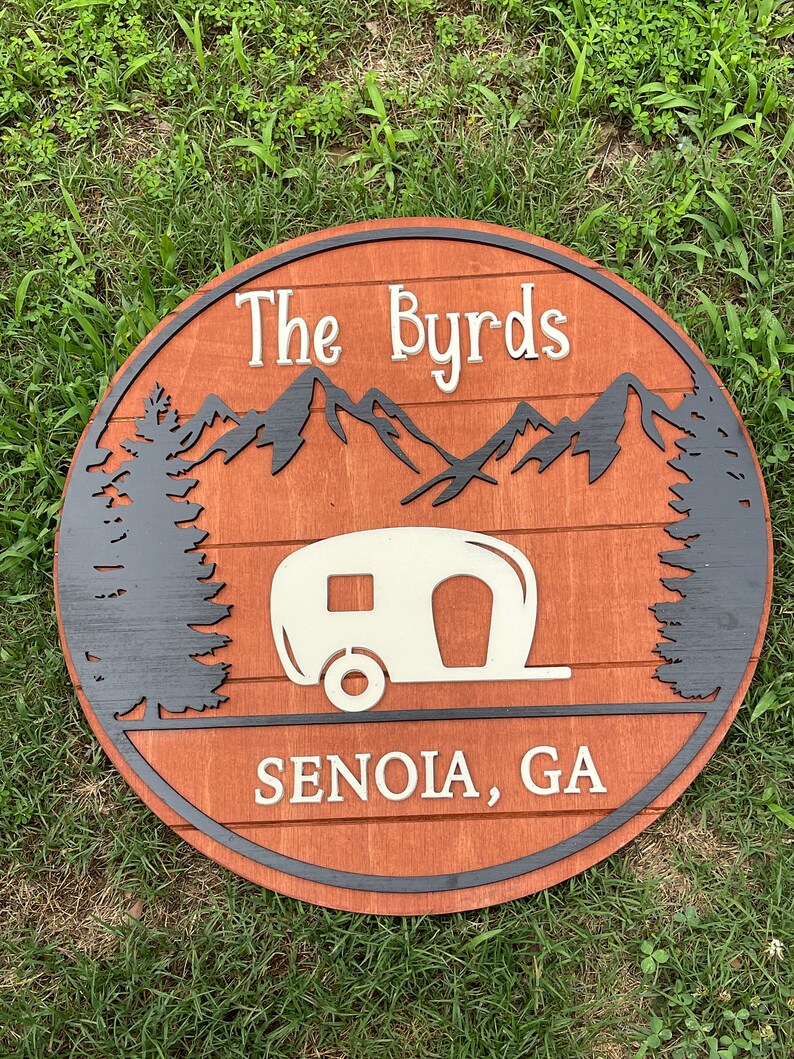 RV Sign Camper Sign Personalized RV Sign Camper Sign | Etsy