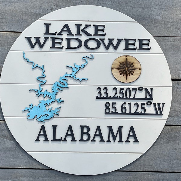Lake Sign - Etsy