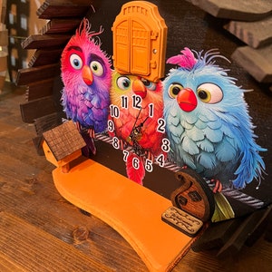 Cuckoo Clock, Unique Cuckoo Clock, Tree of Life Decor, Clock, Unique ...