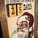 Christmas Countdown, Santa Countdown, Advent Calendar, Holiday ...