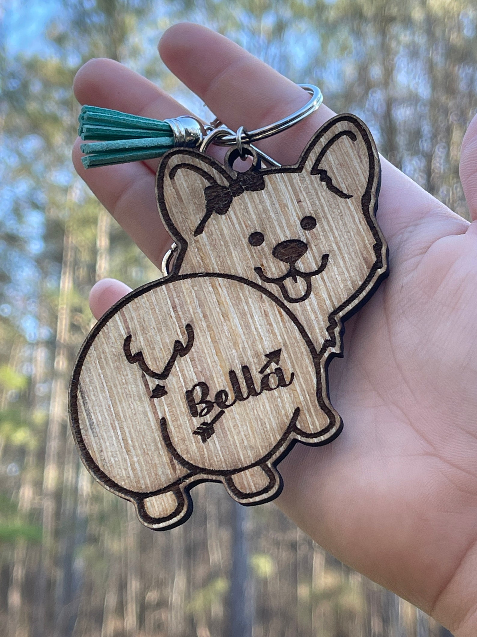 Corgi Keychain Personalized Corgi Gift Corgi Mom | Etsy