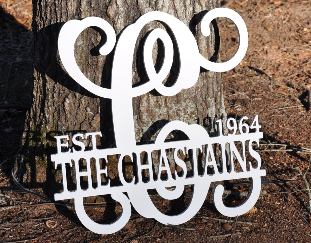 Family Name Sign / Personalized Family Sign / Established Sign ...