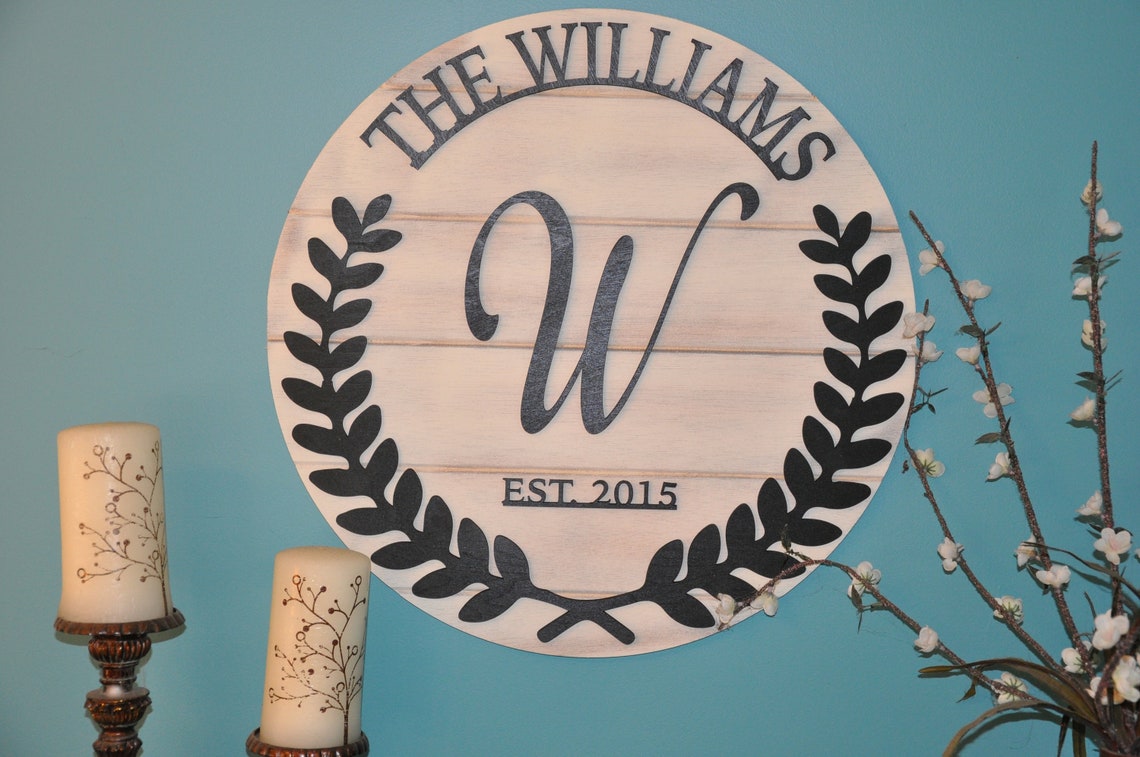 Pallet Sign / Last Name Sign / Custom Wood Sign / Established | Etsy