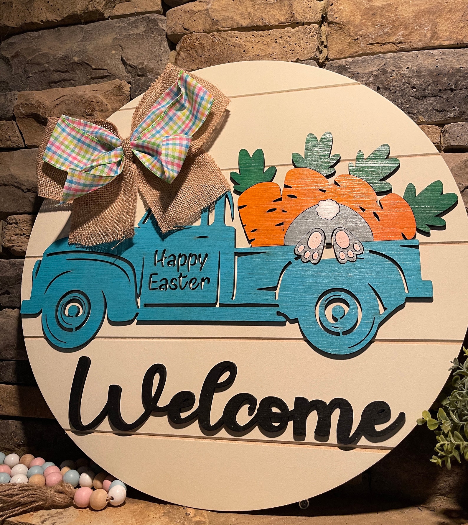 Easter Door Sign. Spring Door Sign Easter Truck Sign Welcome - Etsy