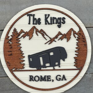 RV Sign, Camper Sign, Personalized RV Sign, Camper Sign, Campground ...