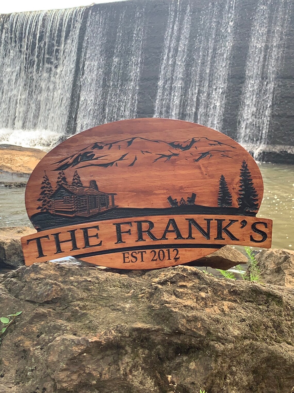 Engraved Cabin Sign/ Personalized Cabin Sign/ Cabin Sign/ Name - Etsy